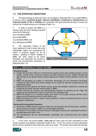 Comprehensive Transportation Study | PDF