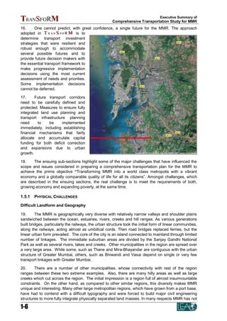 Comprehensive Transportation Study | PDF