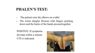 carpal tunnel syndrome and dupuytren disease | PPTX