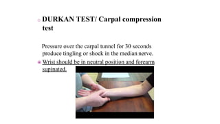 carpal tunnel syndrome and dupuytren disease | PPTX
