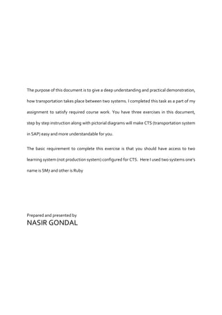 CTS - Exercise Part1 | PDF