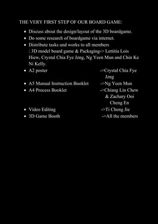 CTS Board Game Process | PDF