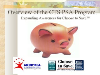 Choose to Save PSA Presentation | PPT