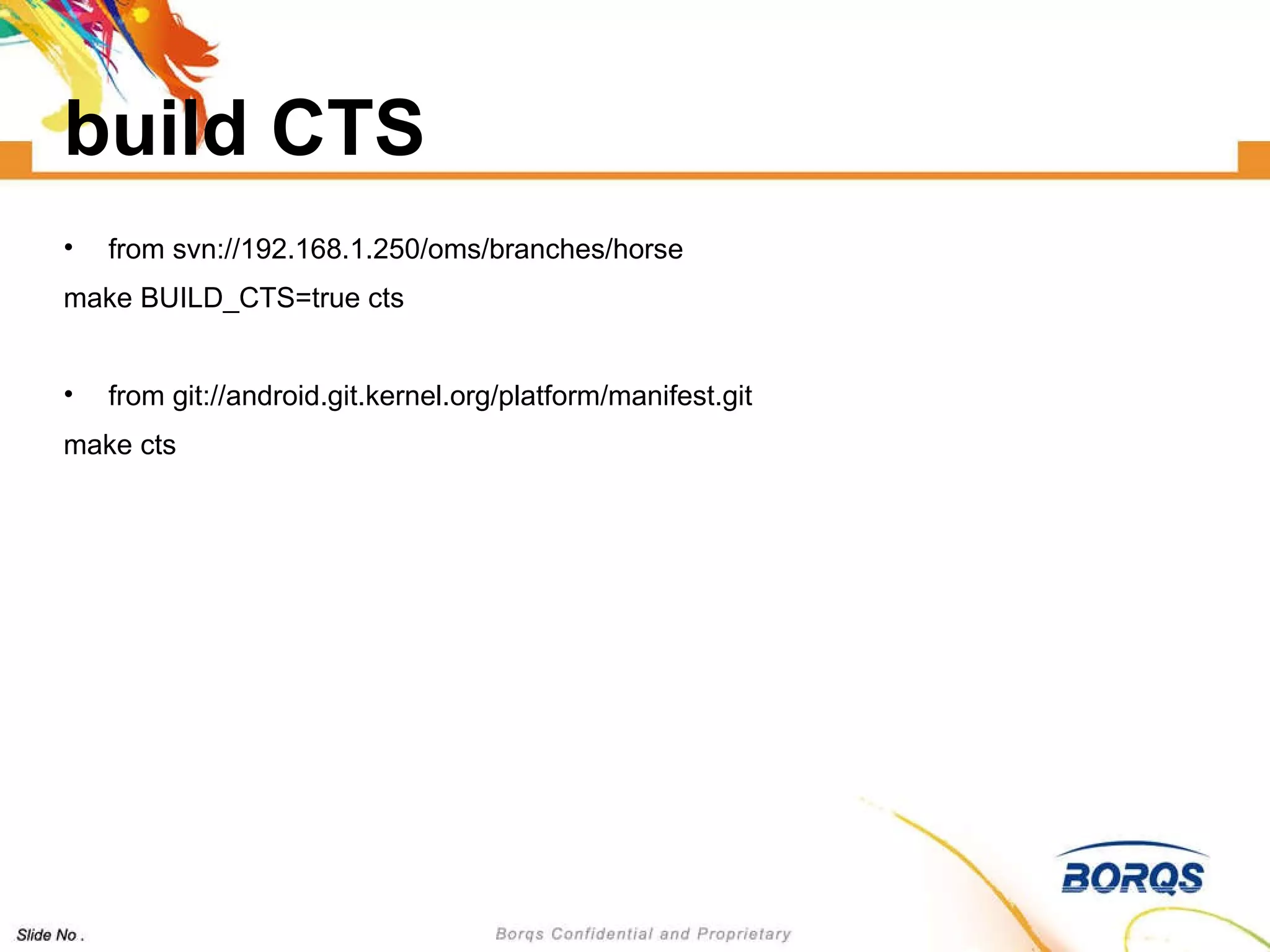 Android CTS training | PPT
