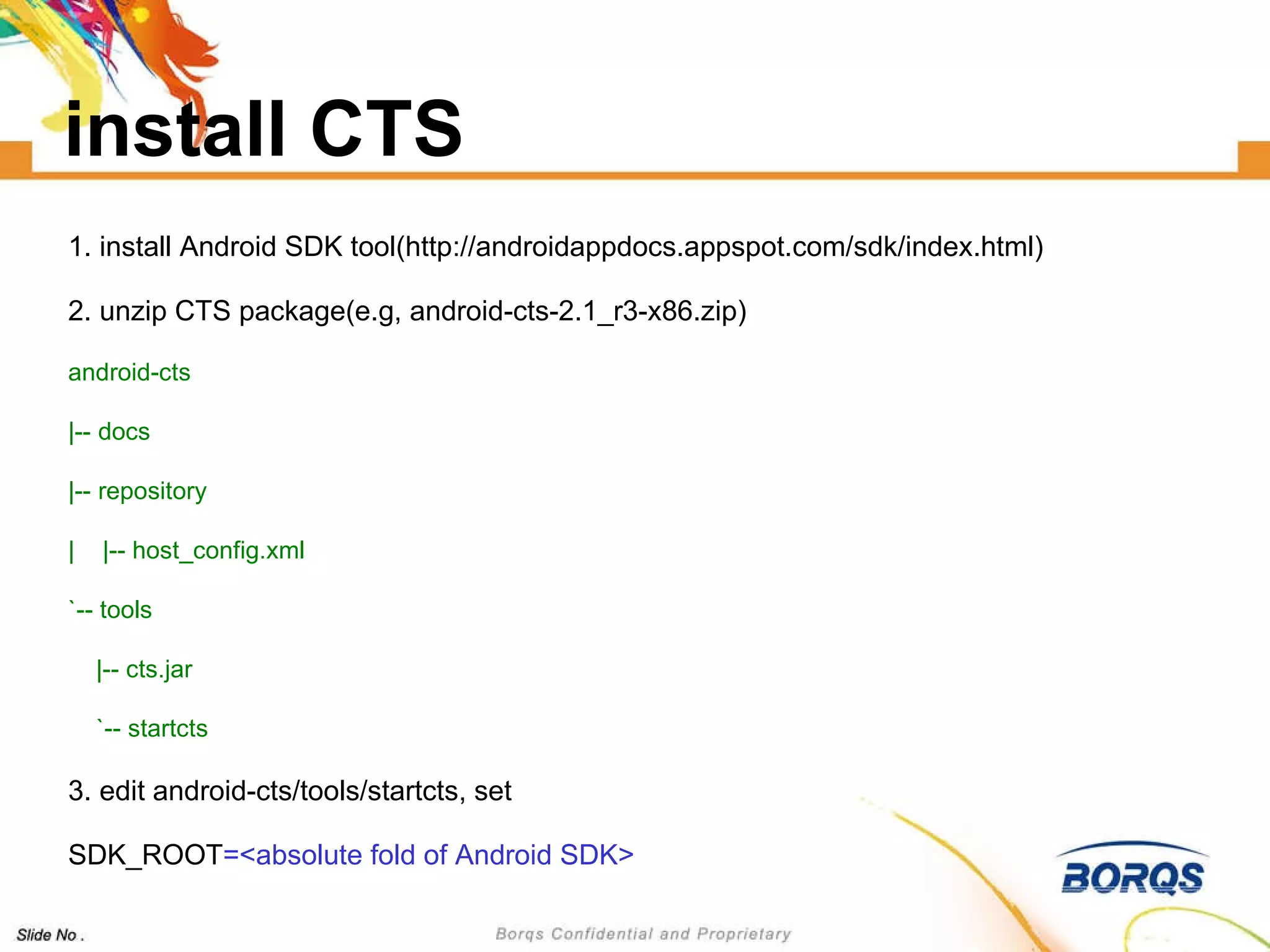 Android CTS training | PPT