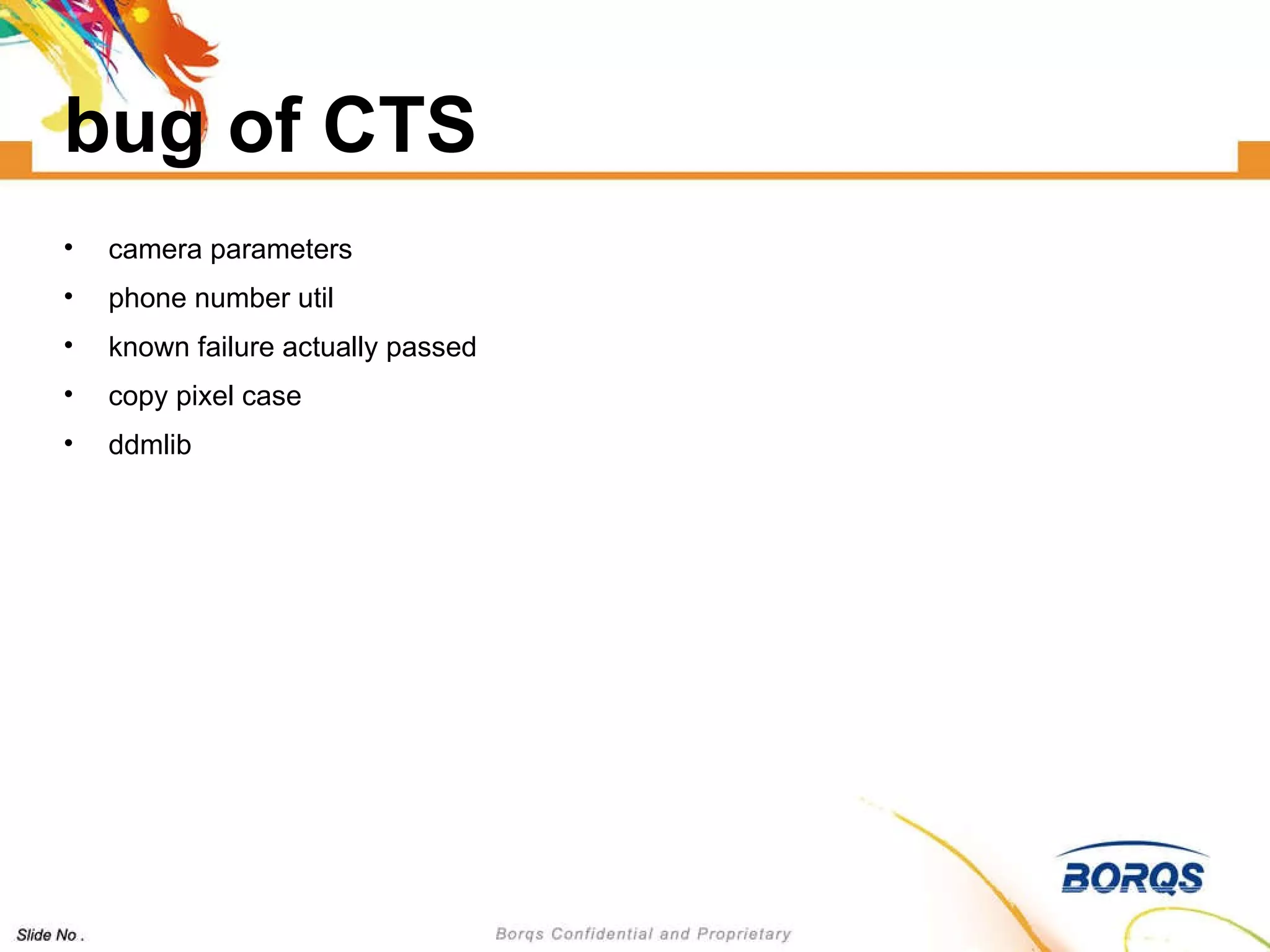 Android CTS training | PPT