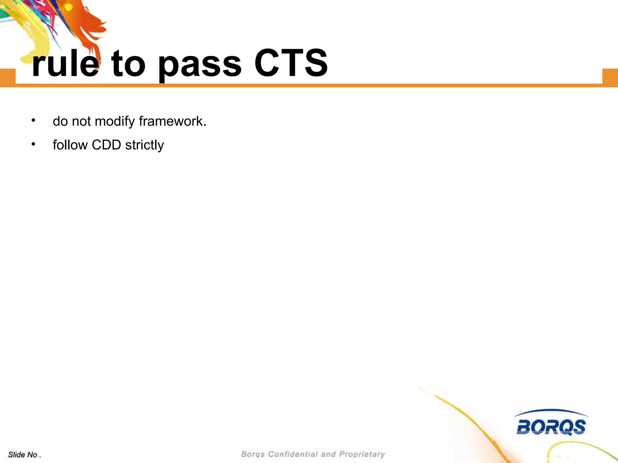 Android CTS training | PPT
