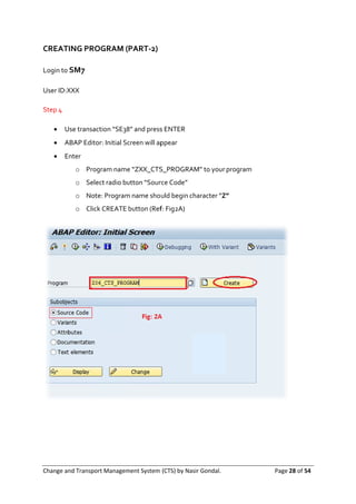 CTS - Exercise part2 | PDF
