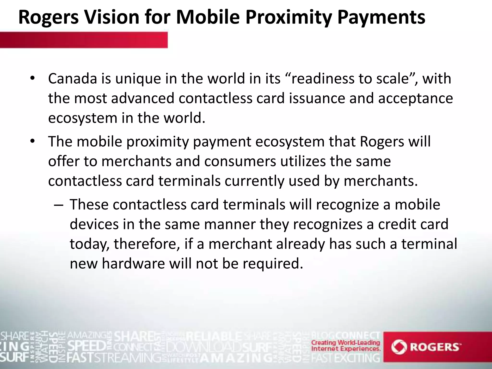 CTS 2012: Rogers & Mobile Payments | PPTX
