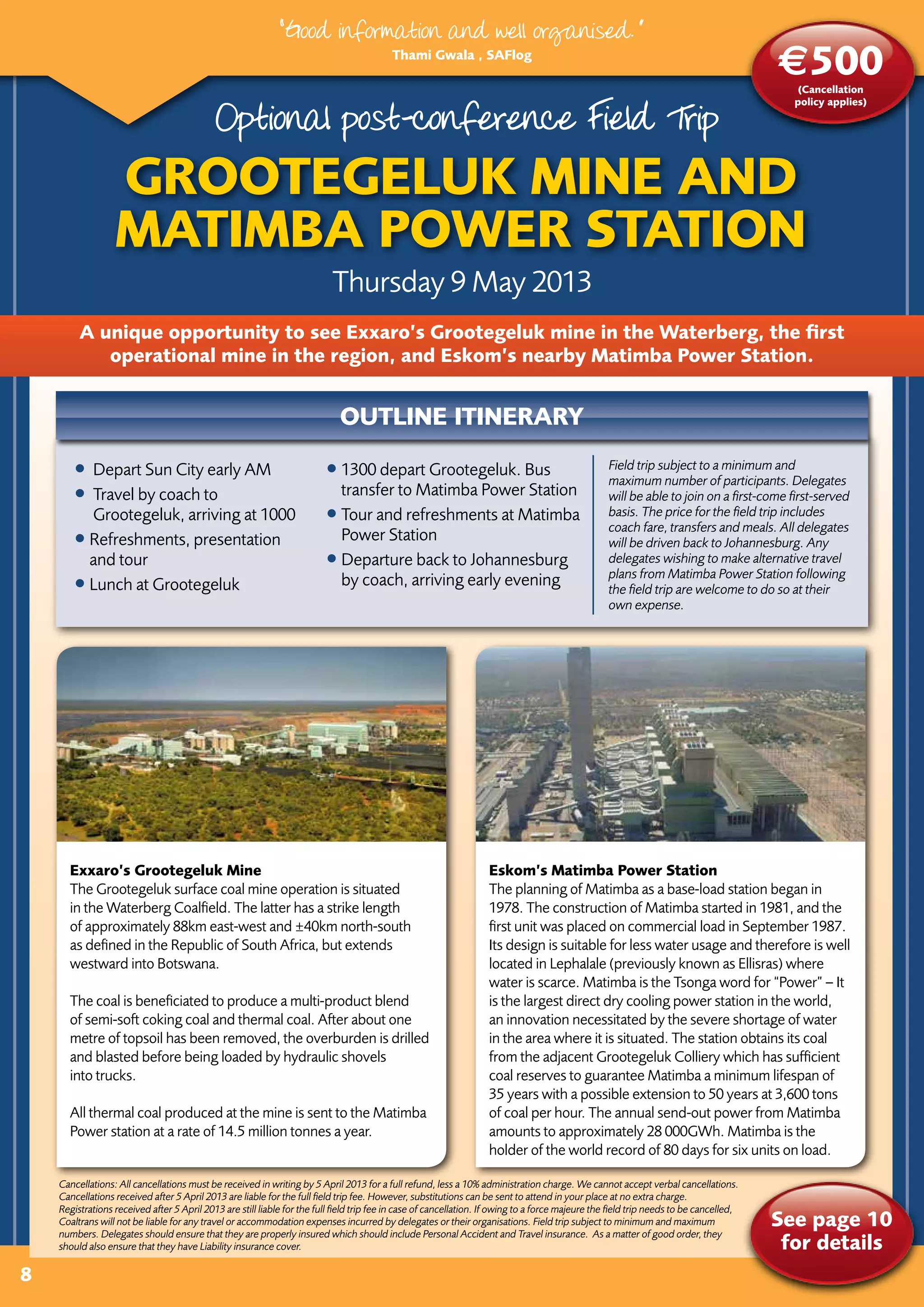 12th Coaltrans Southern Africa | PDF
