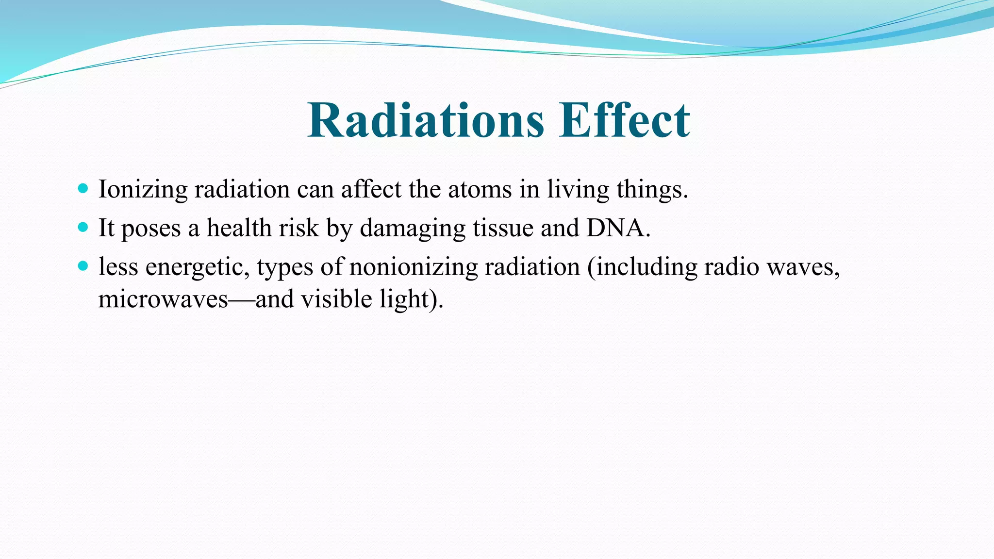 Radiation hazards in CT scan | PPTX