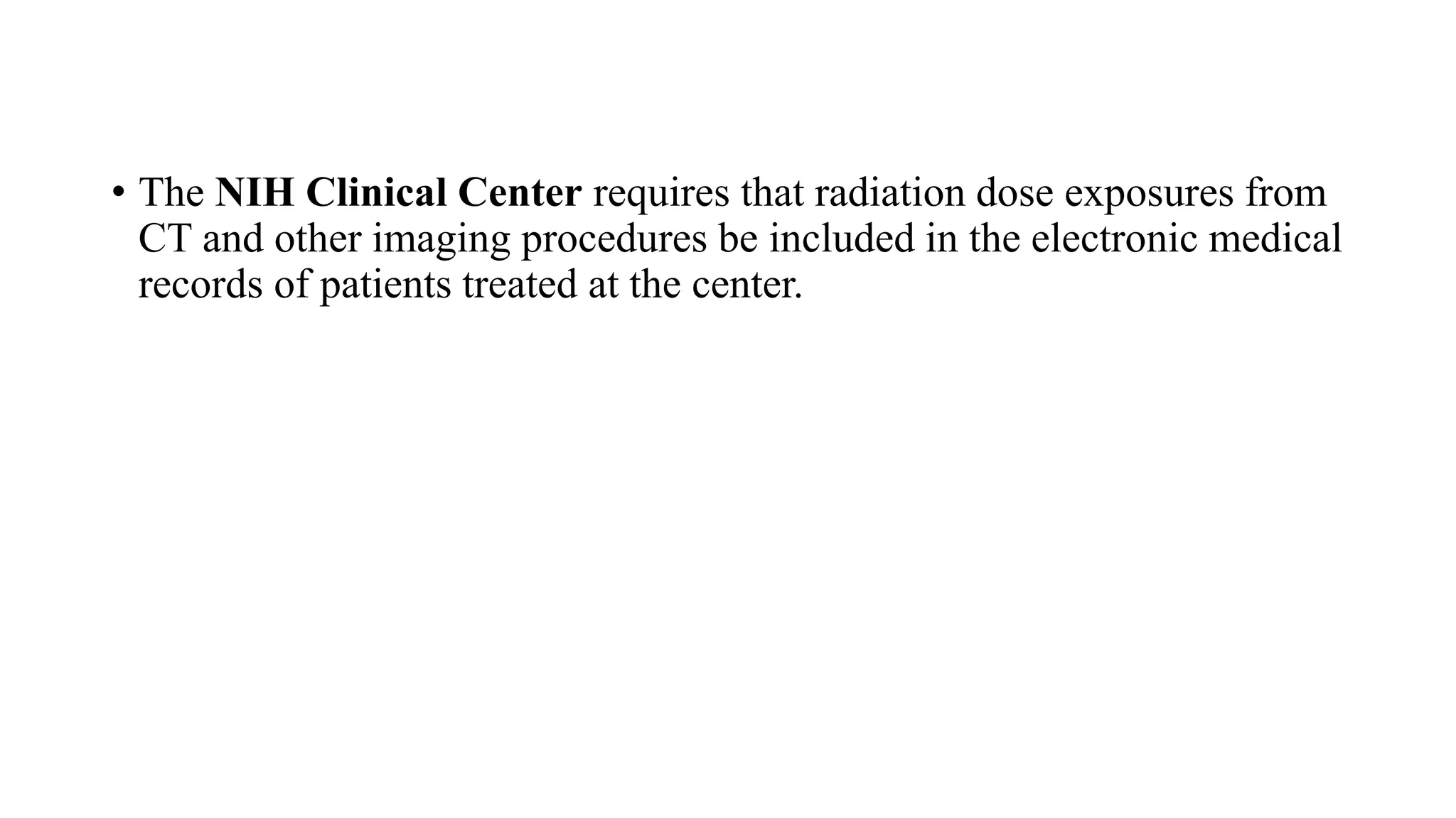 Radiation hazards in CT scan | PPTX