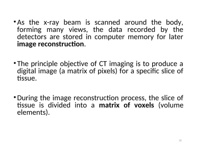 Basic Computed Tomography for Medical Imaging | PPT