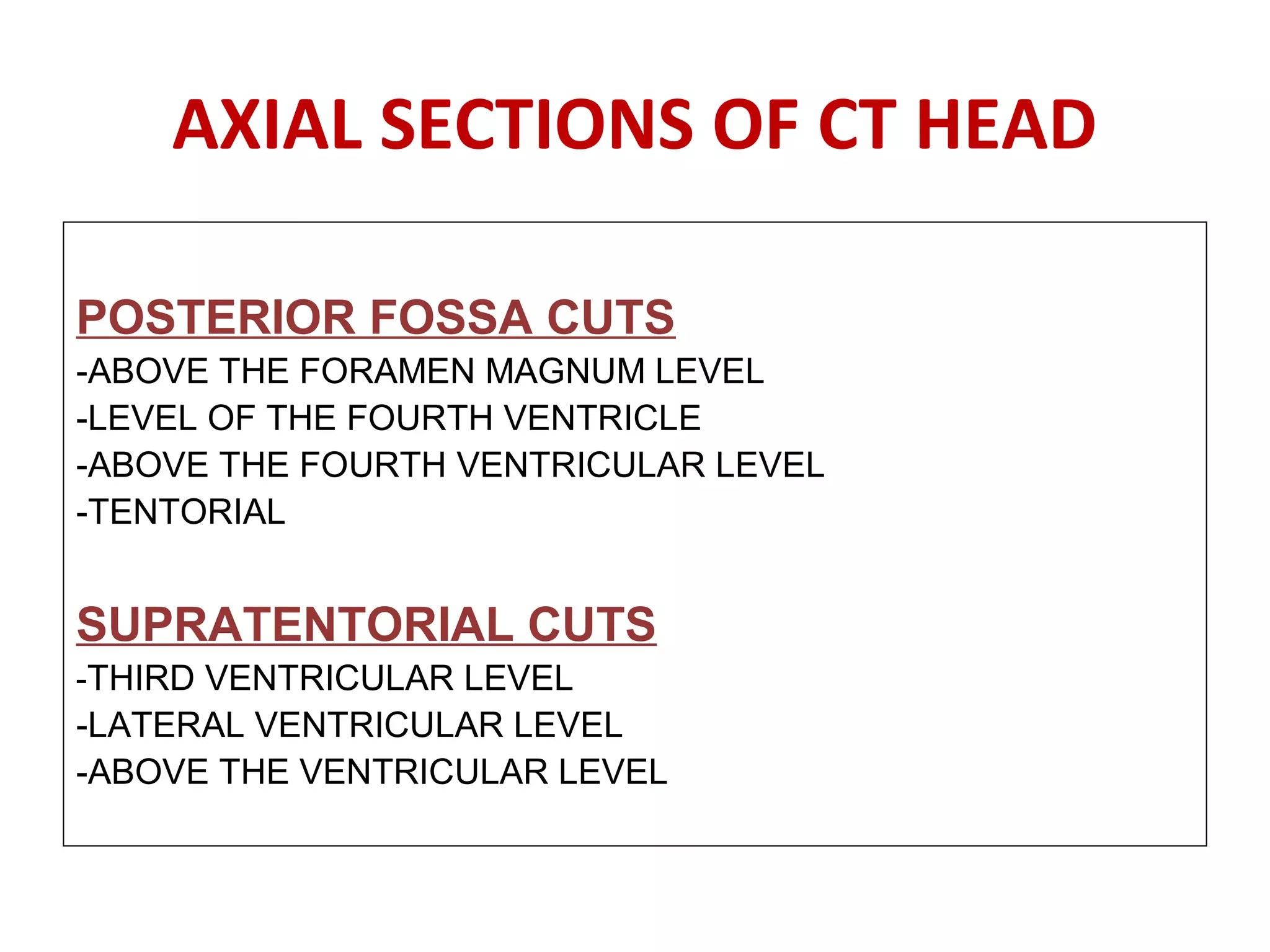 CT Scan Head basics | PPT
