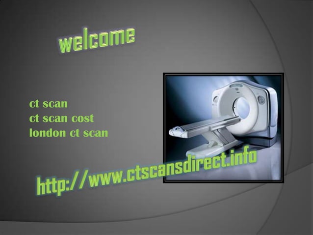 Ct scan cost | PPTX