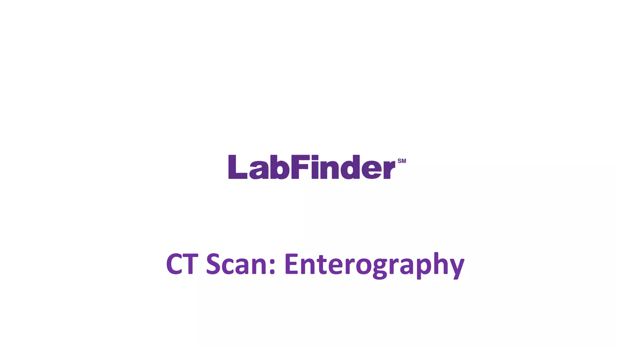 CT Scan Enterography | PDF