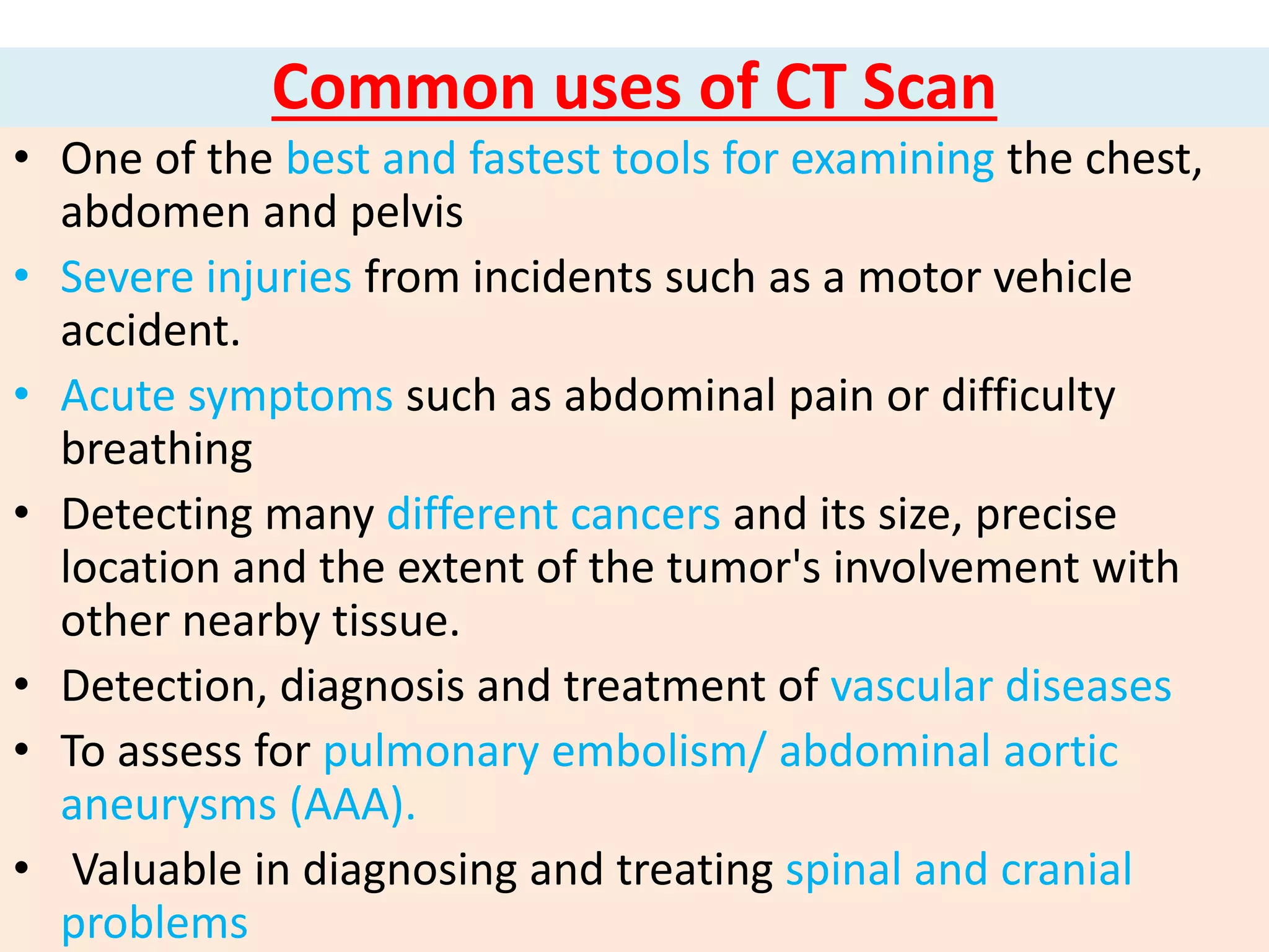 Ct scan final (2) | PPTX