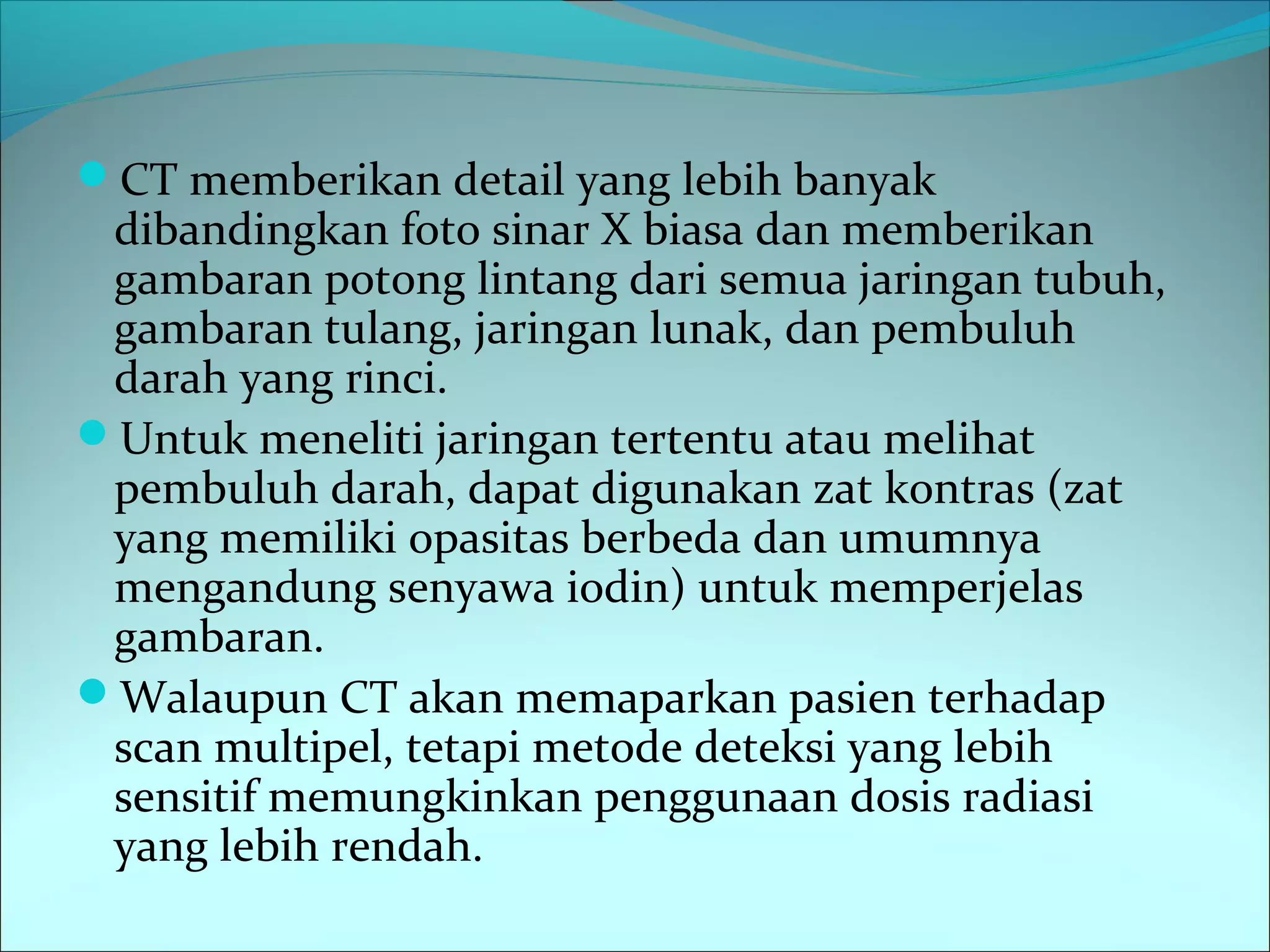 Ct scan kimnal presentation | PPT