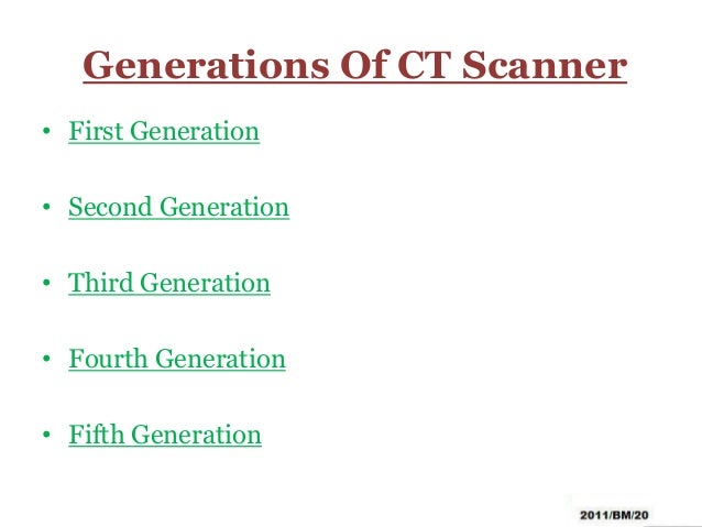 CT scanner
