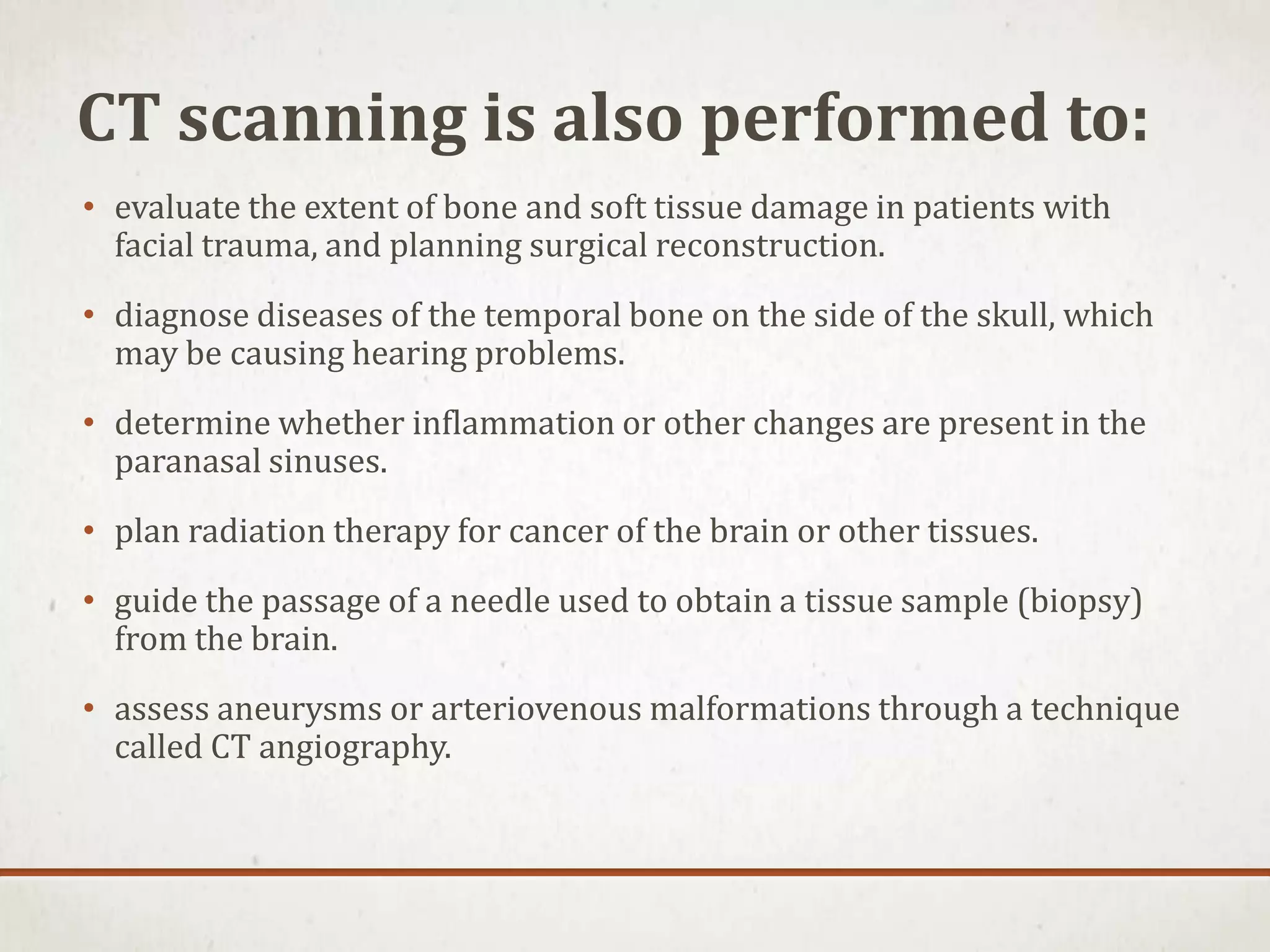 BRAIN CT SCAN | PPTX