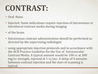 BRAIN CT SCAN | PPTX