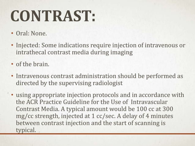 BRAIN CT SCAN | PPTX