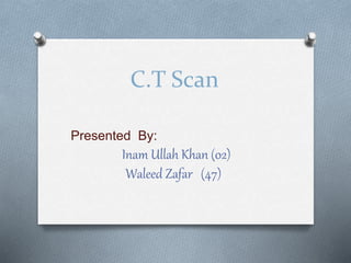 CT Scan | PPTX