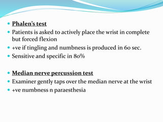 Carpal Tunnel Syndrome and Dupuytren's contracture | PPTX