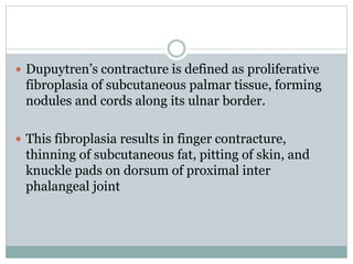 Carpal Tunnel Syndrome and Dupuytren's contracture | PPTX