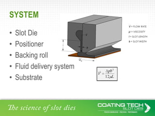 Rheology and Slot Die Coating Technology by Coating Tech Slot Dies | PDF