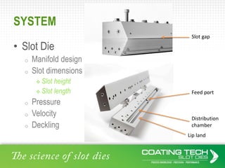 Rheology and Slot Die Coating Technology by Coating Tech Slot Dies | PDF