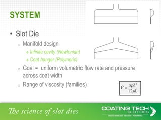 Rheology and Slot Die Coating Technology by Coating Tech Slot Dies | PDF