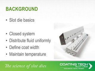 Rheology and Slot Die Coating Technology by Coating Tech Slot Dies | PDF