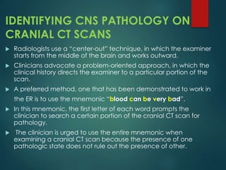CT imaging of Brain in Clinical Practice by Dr. Vaibhav Yawalkar | PPTX