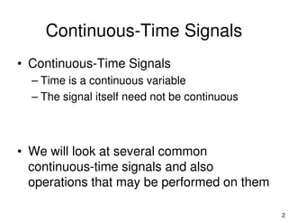 SIGNAL OPERATIONS | PDF