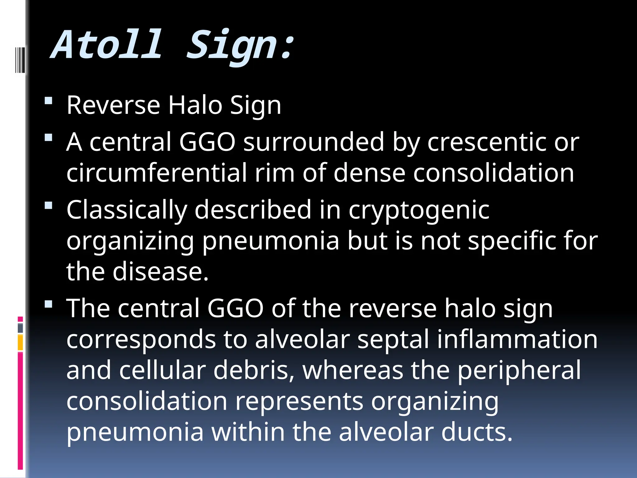 CT SIGNS IN CHESt for pulmonary medicine | PPTX