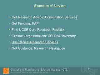 CTSI Services | PPT