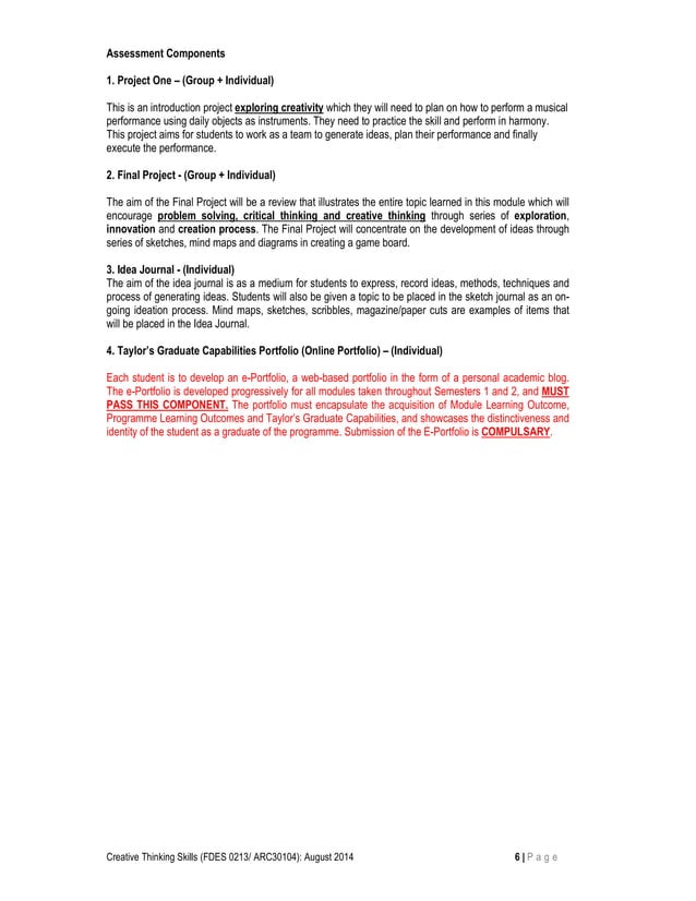 CTS Module Outline Aug 2014 | PDF