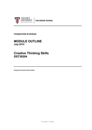 CTS MODULE OUTLINE | PDF