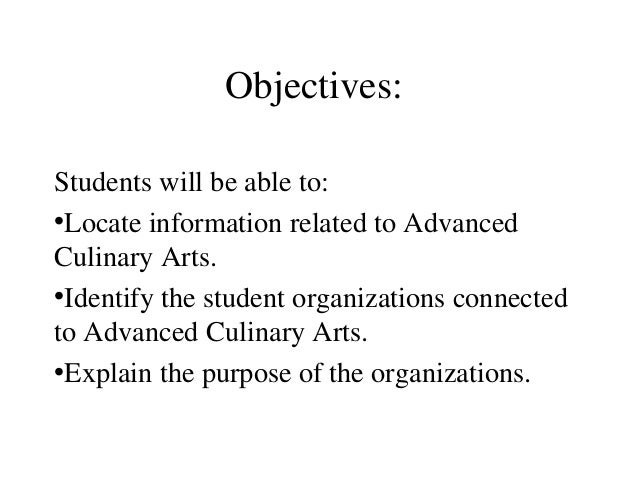 CTSO's for JTED @ Santa Rita Culinary