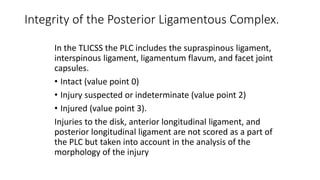 Ct spine fractures ppt | PPTX