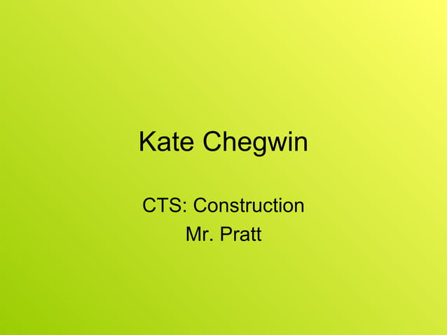 CTS: Construction Projects | PPT