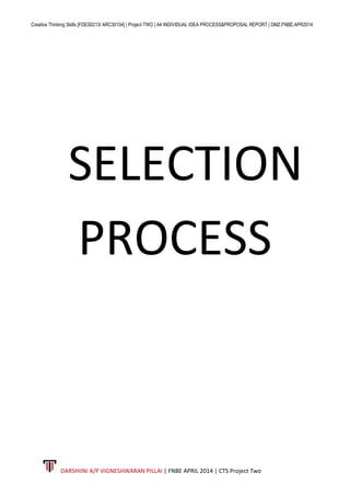 CTS PROJECT 2 REPORT | DOCX