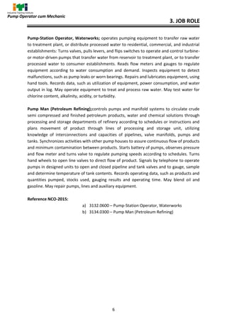Cts pump operator cum mechanic | PDF