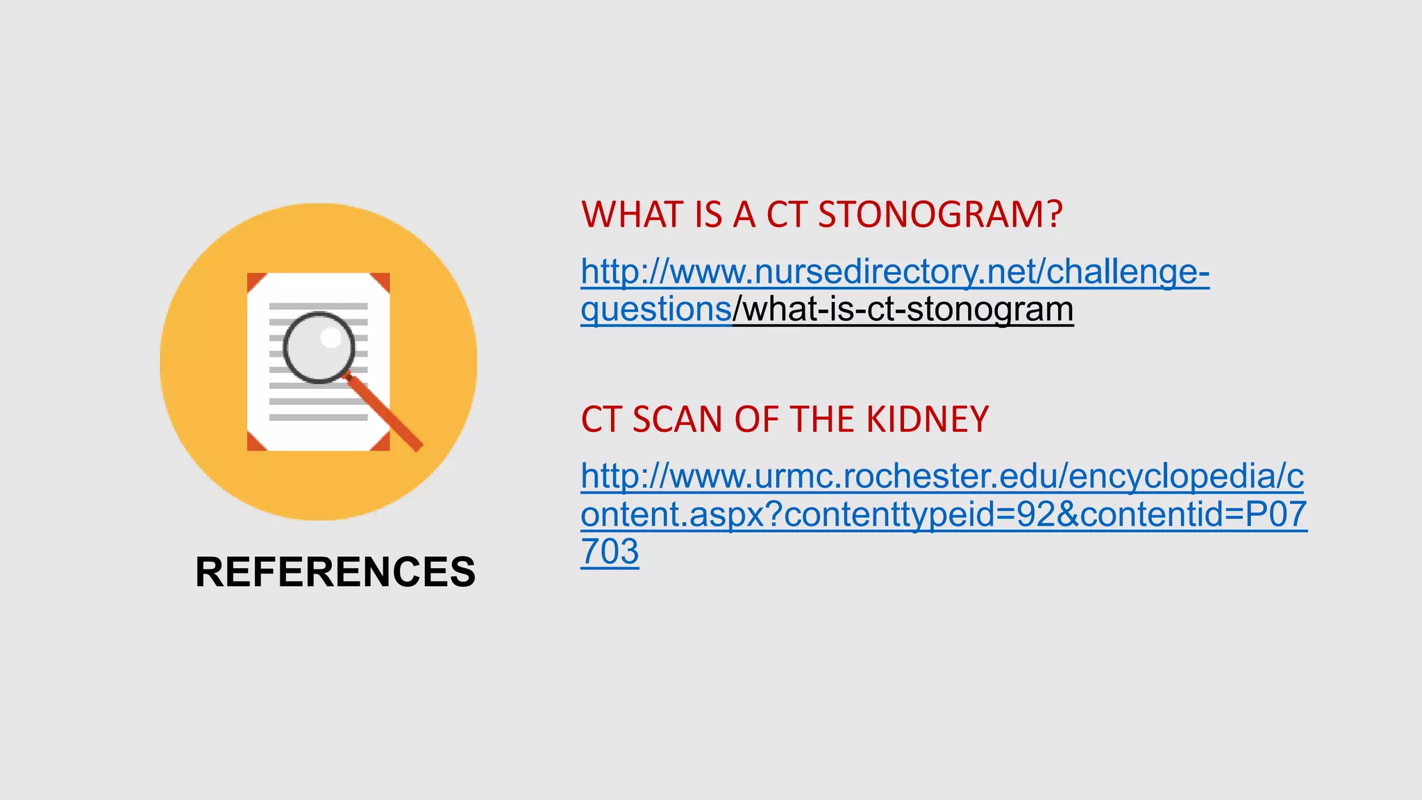 CT Stonogram | PPTX