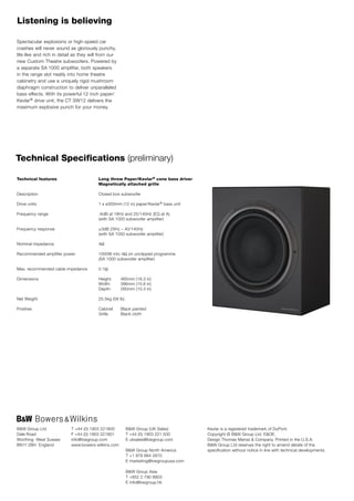 Ct sw12 fiche produit | PDF