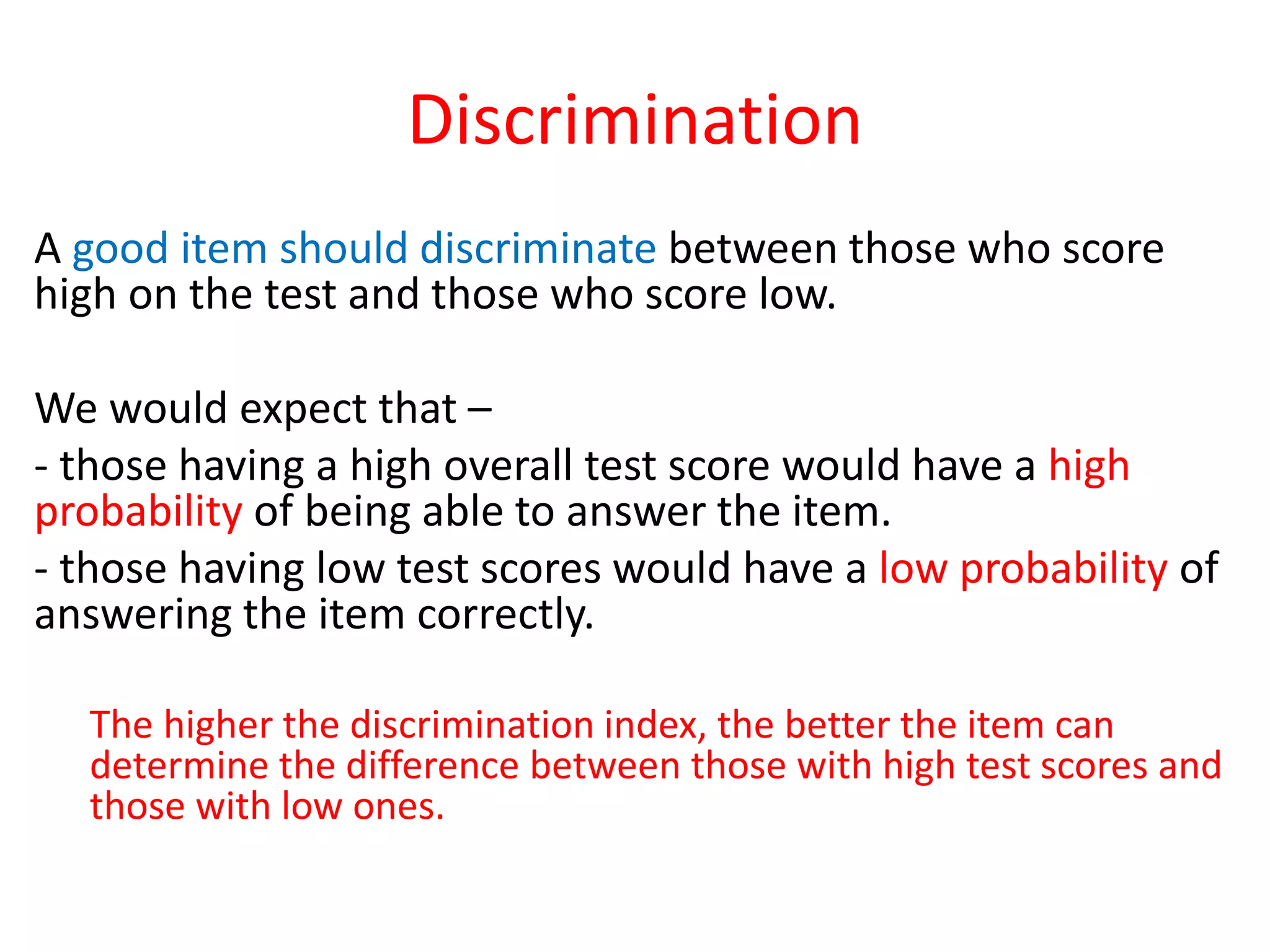 Classical Test Theory (CTT)- By Dr. Jai Singh | PPTX