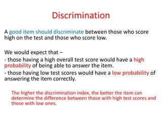 Classical Test Theory (CTT)- By Dr. Jai Singh | PPTX