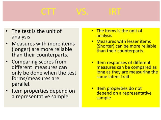 Classical Test Theory (CTT)- By Dr. Jai Singh | PPTX | Standardized ...