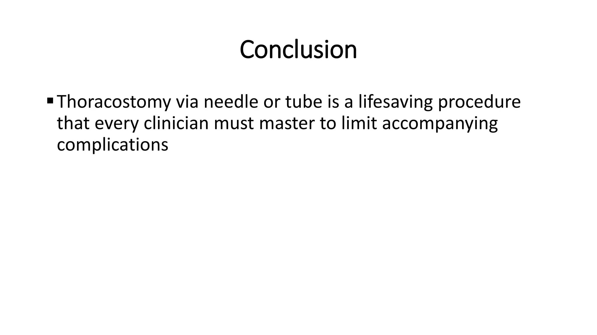Closed tube thoracotomy drainage presentation | PPT